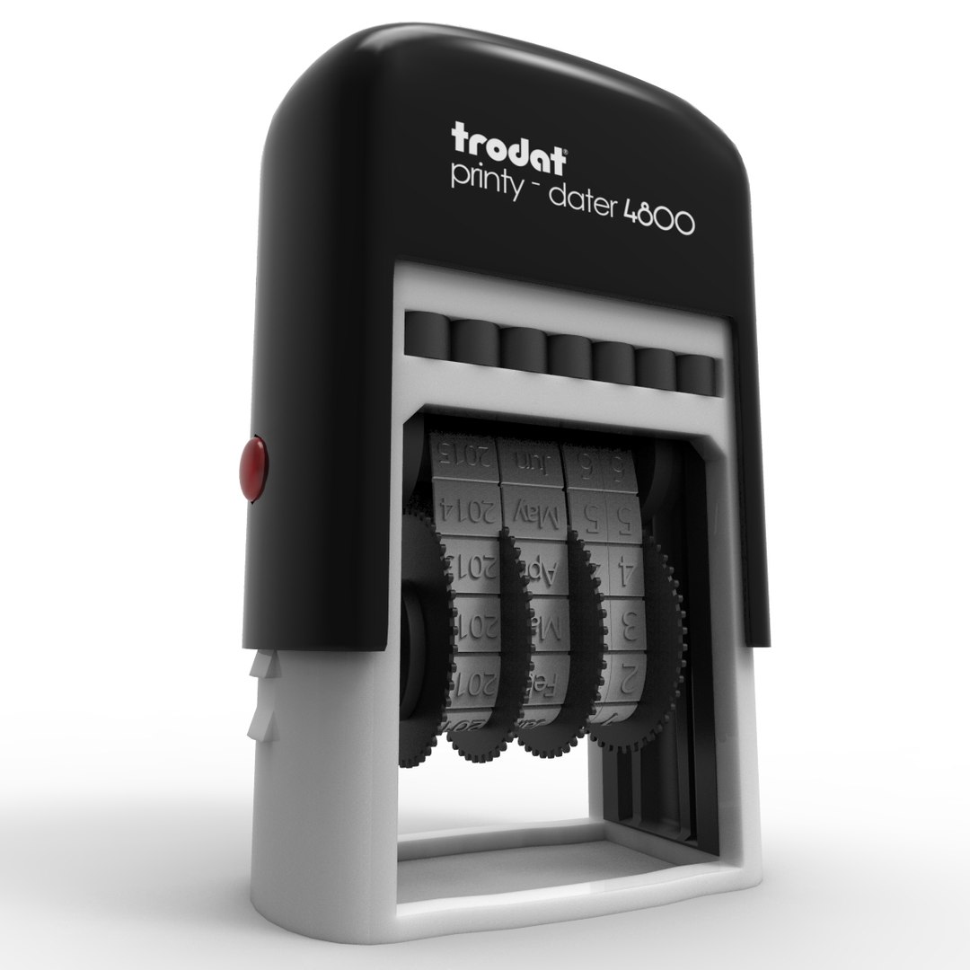 Stamp Trodat 3d Model