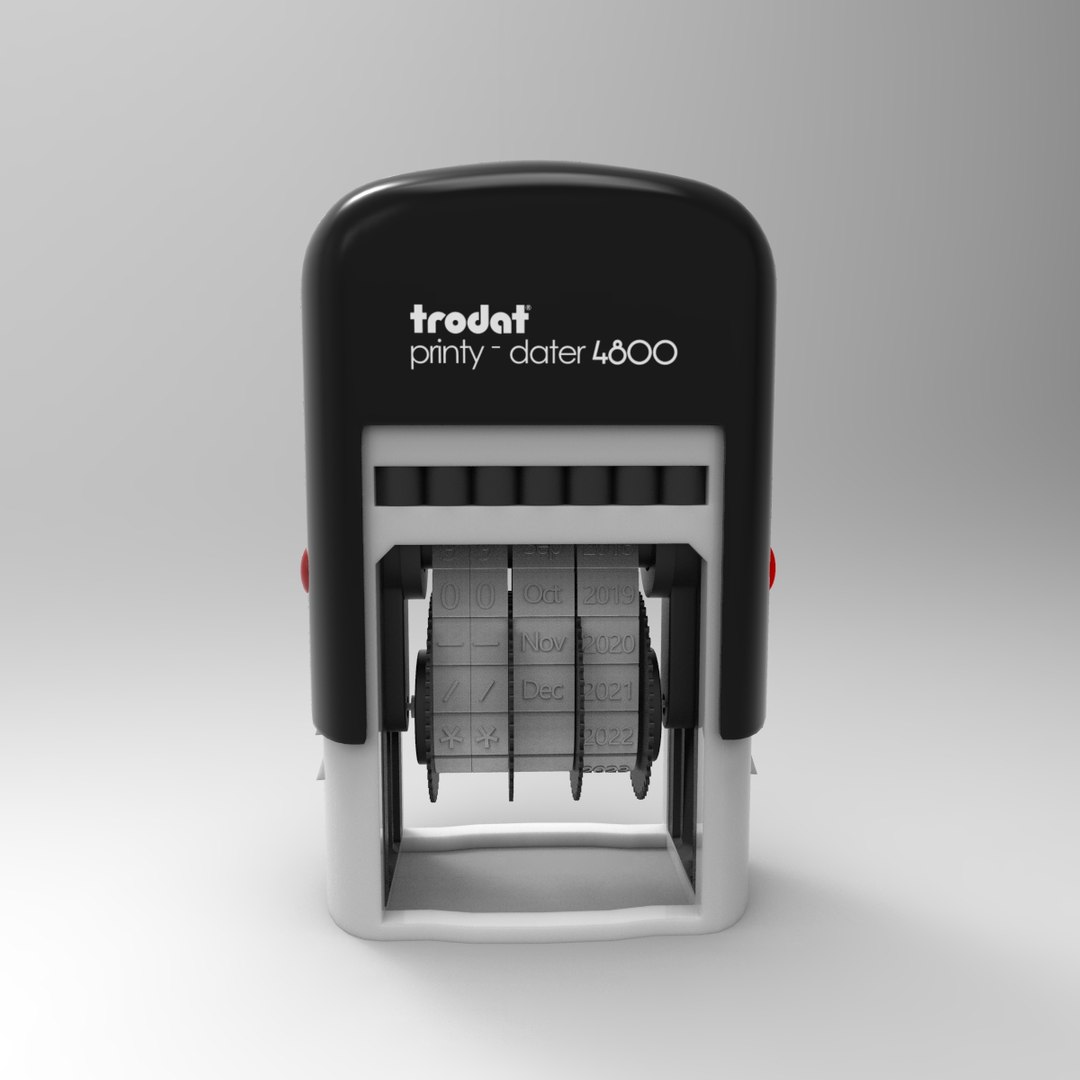 Stamp Trodat 3d Model