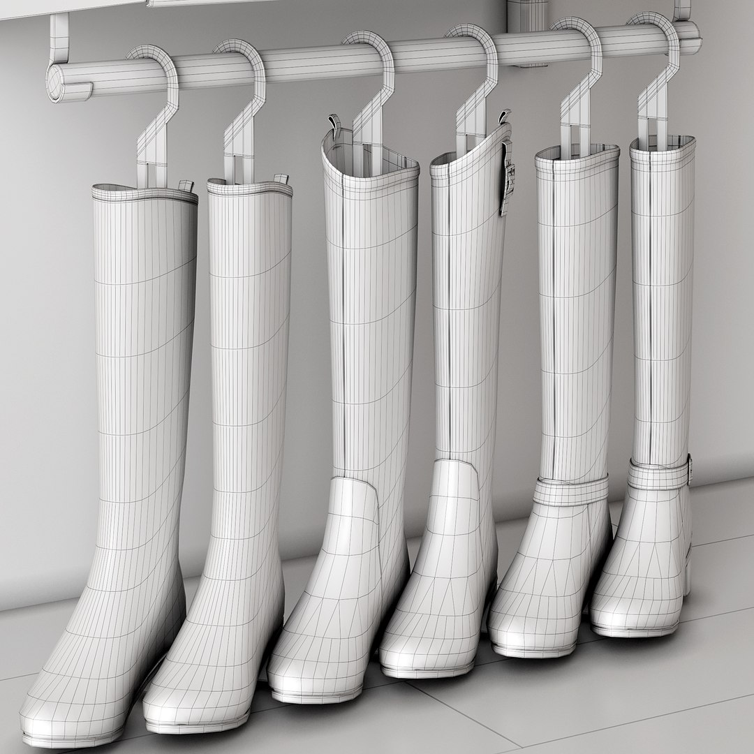 3D Shoe Rack Model - TurboSquid 1748423