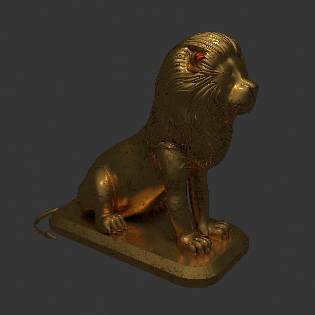 3D Leo Zodiac Statue 3D - TurboSquid 1908836
