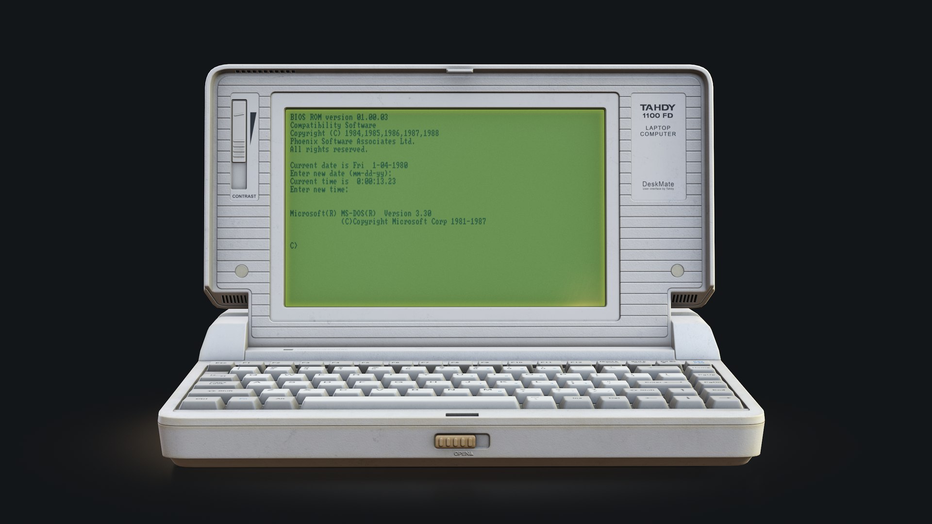 Retro Laptop 3D Model - TurboSquid 1793006