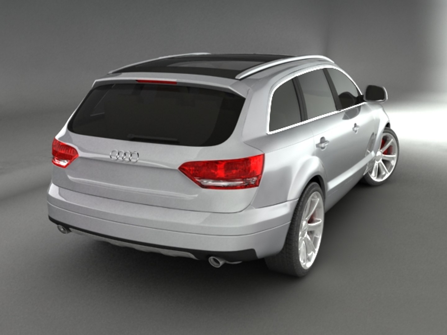 6 Luxury Cars Audi 3d Model