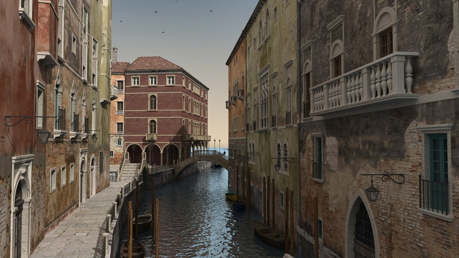 Venice Scene 04 Model - TurboSquid 2169785