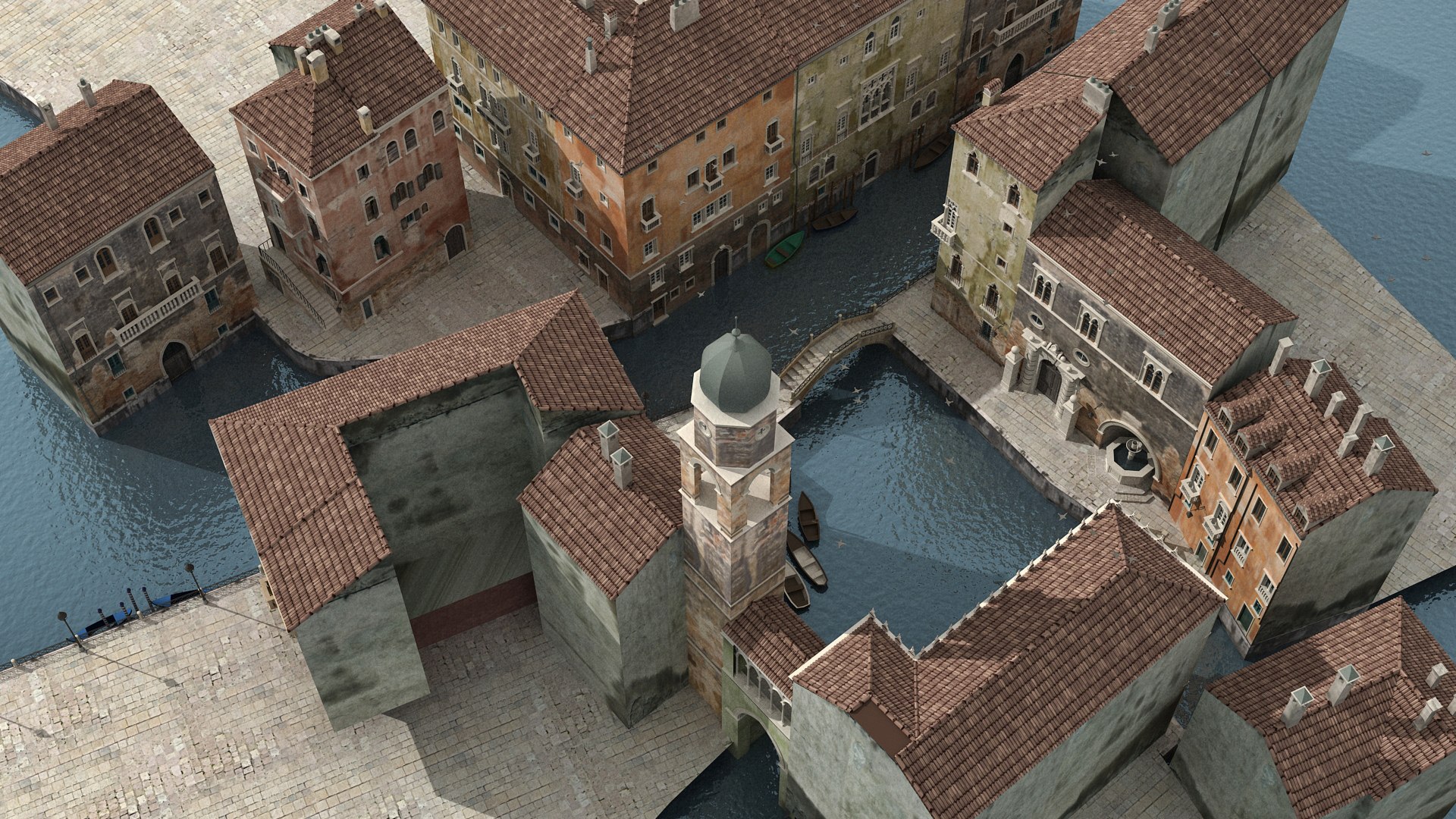 Venice Scene 04 Model - TurboSquid 2169785