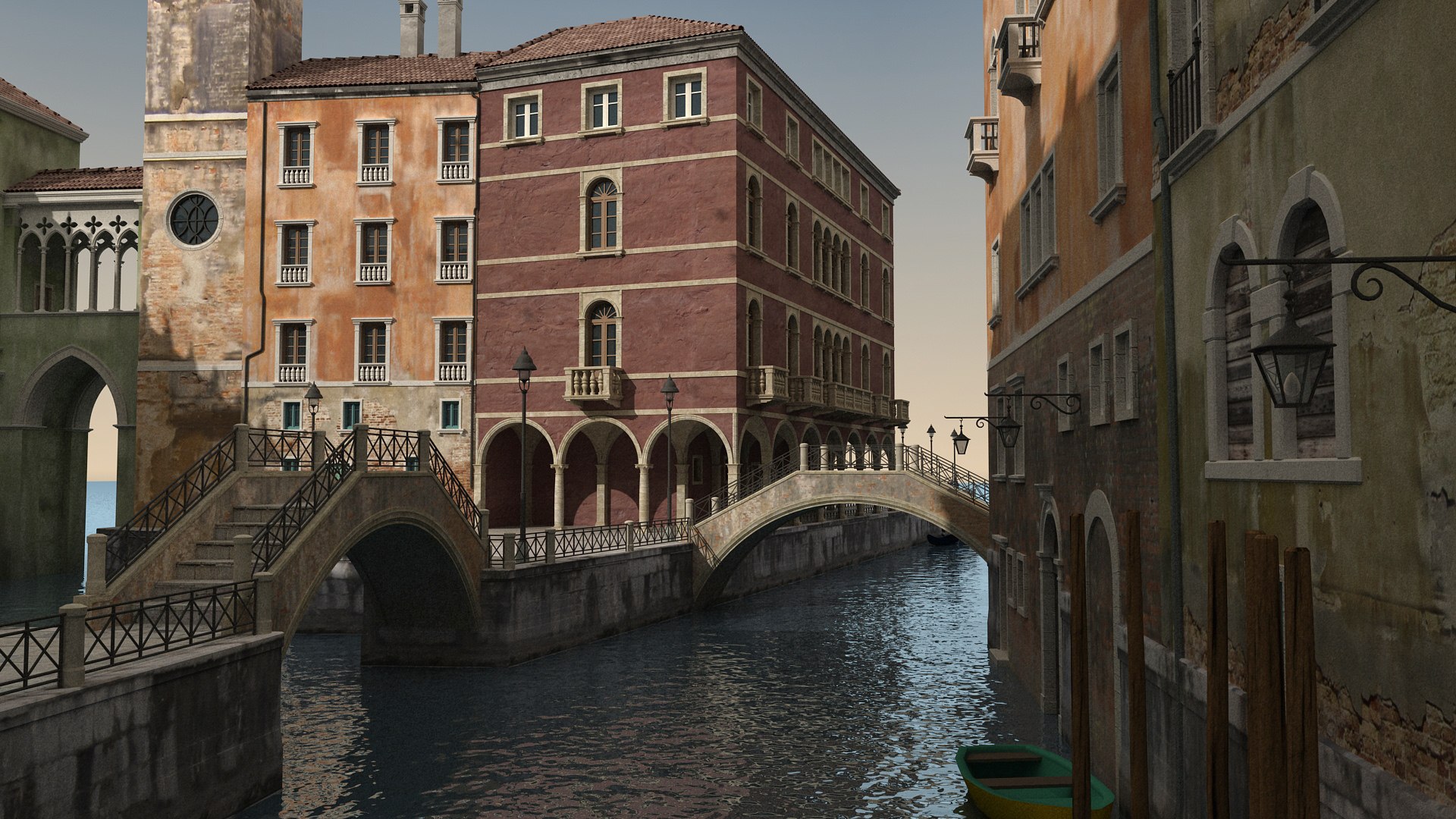 Venice Scene 04 Model - TurboSquid 2169785