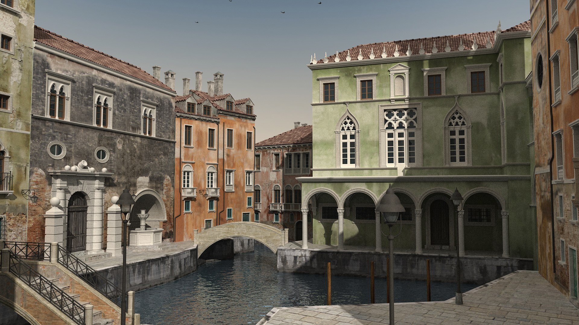 Venice Scene 04 Model - TurboSquid 2169785