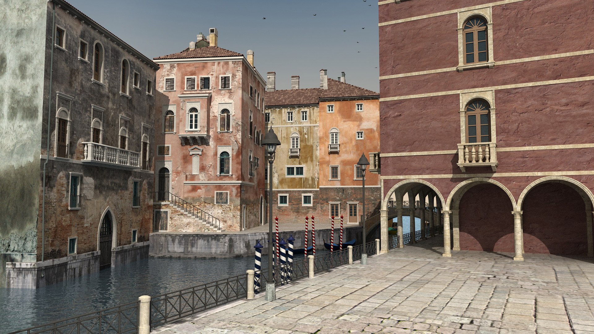 Venice Scene 04 Model - TurboSquid 2169785