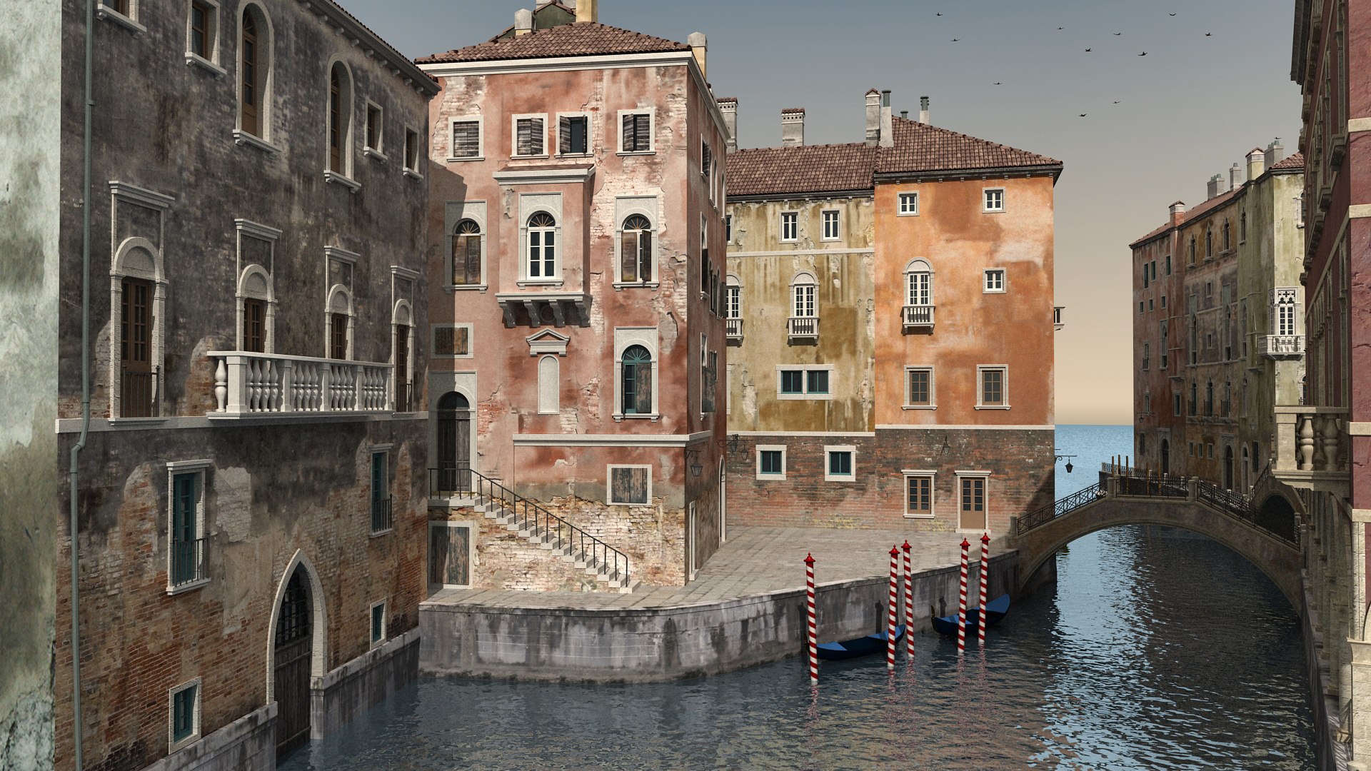 Venice Scene 04 Model - TurboSquid 2169785