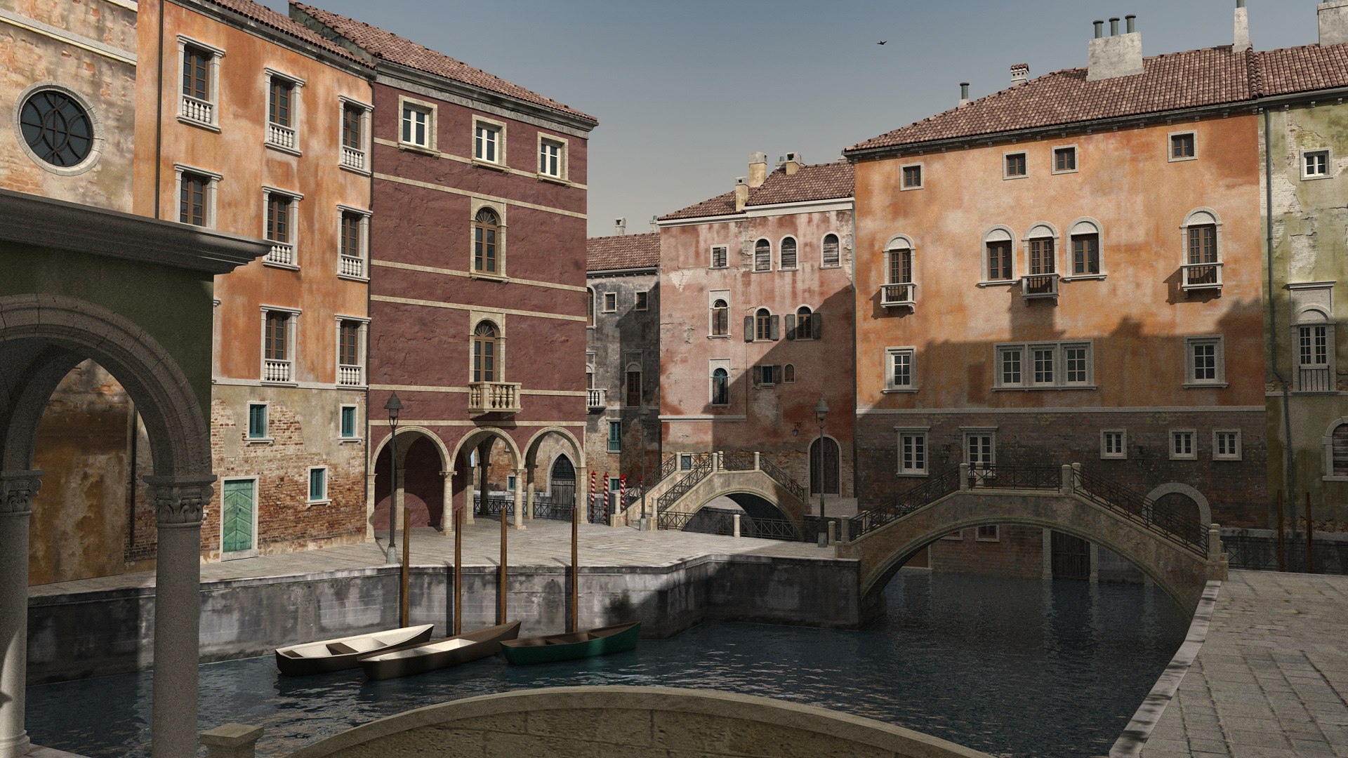 Venice Scene 04 Model - TurboSquid 2169785