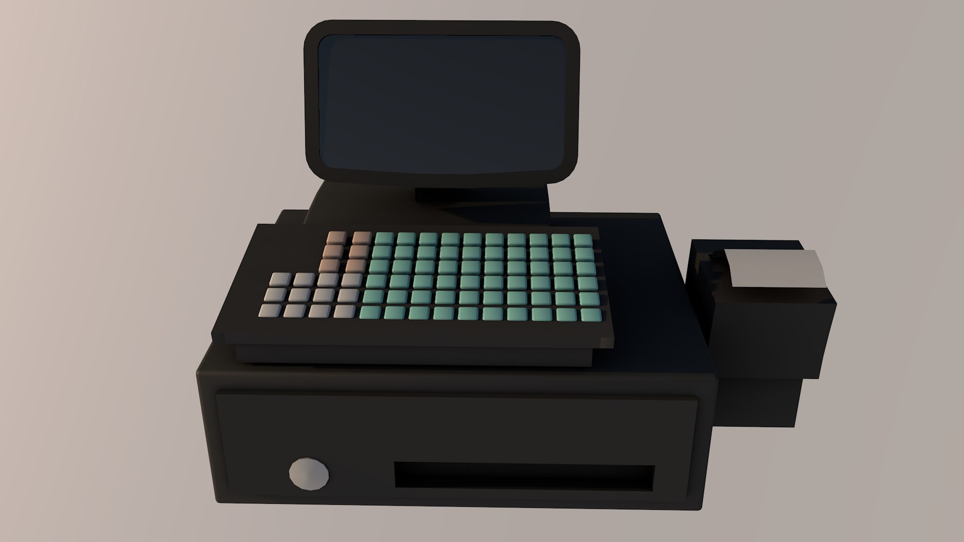 3D cash desk model - TurboSquid 1195257