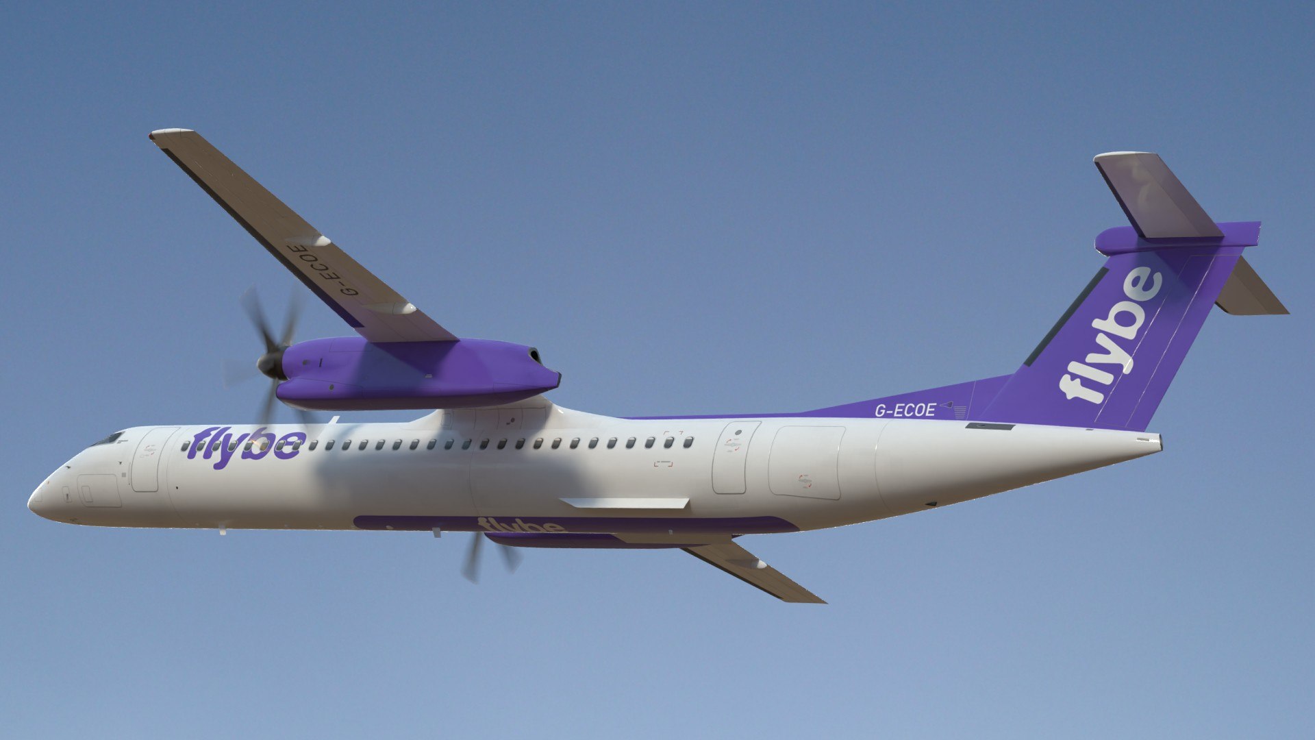 3D Flybe Dash8 Q400 SC Model - TurboSquid 2313836