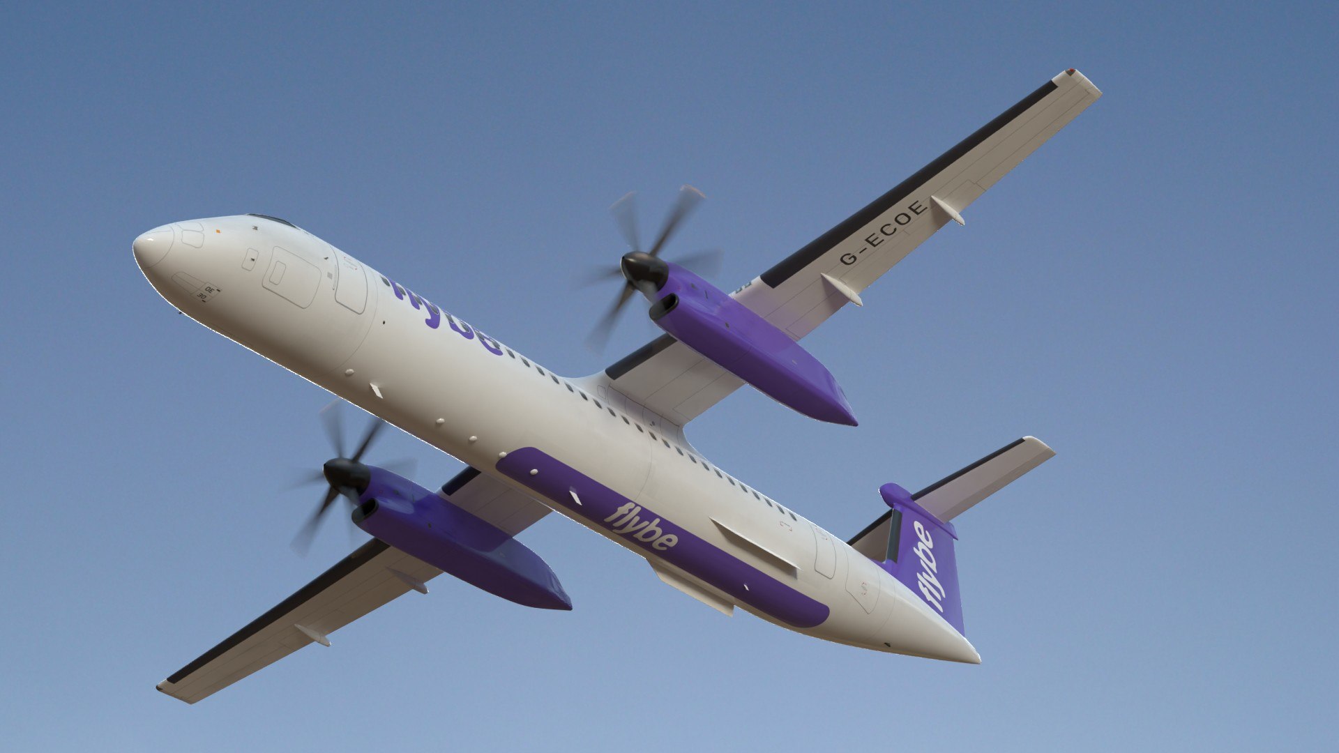 3D Flybe Dash8 Q400 SC Model - TurboSquid 2313836