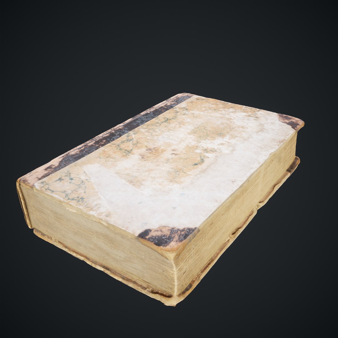 3D Scanned Old Books pack - TurboSquid 1906806