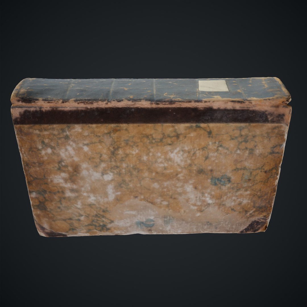 3D Scanned Old Books pack - TurboSquid 1906806