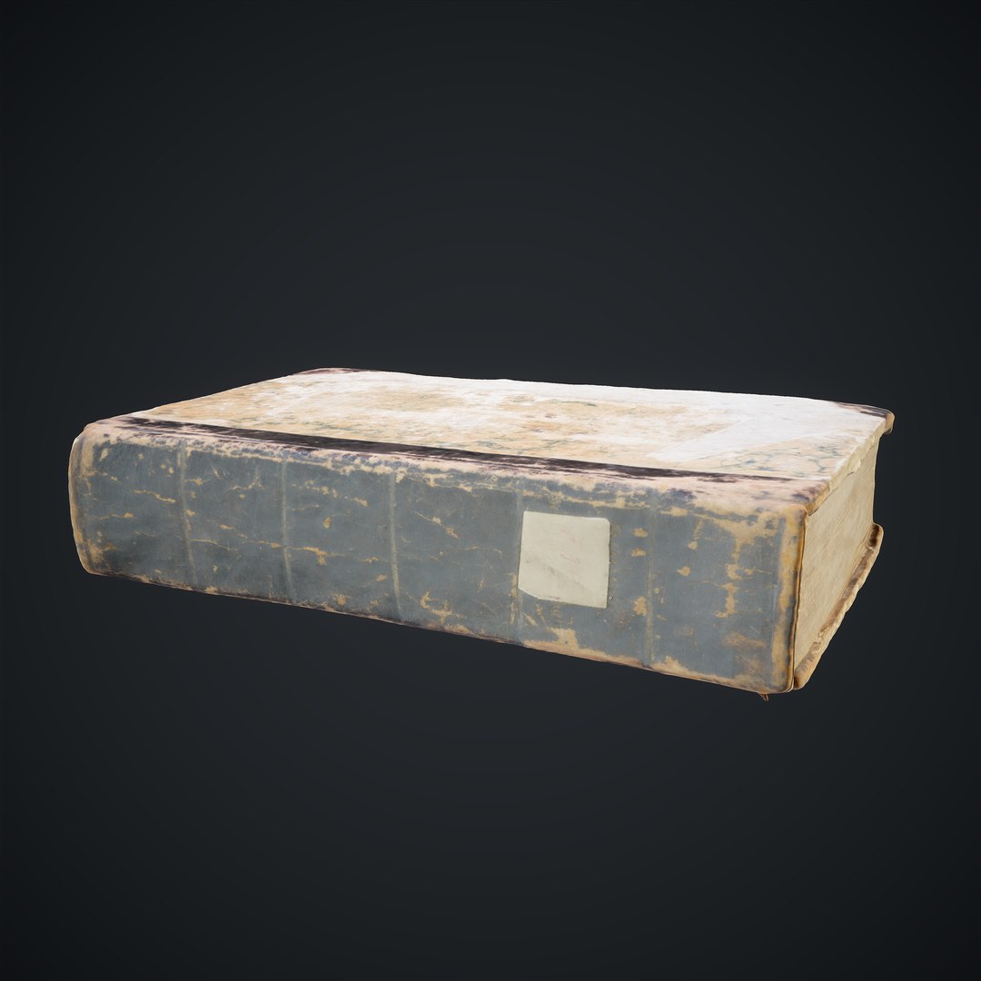 3D Scanned Old Books pack - TurboSquid 1906806
