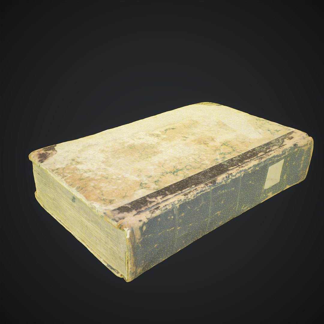 3D Scanned Old Books pack - TurboSquid 1906806