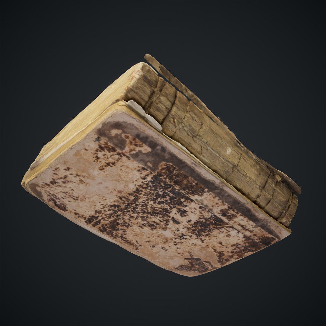 3D Scanned Old Books pack - TurboSquid 1906806