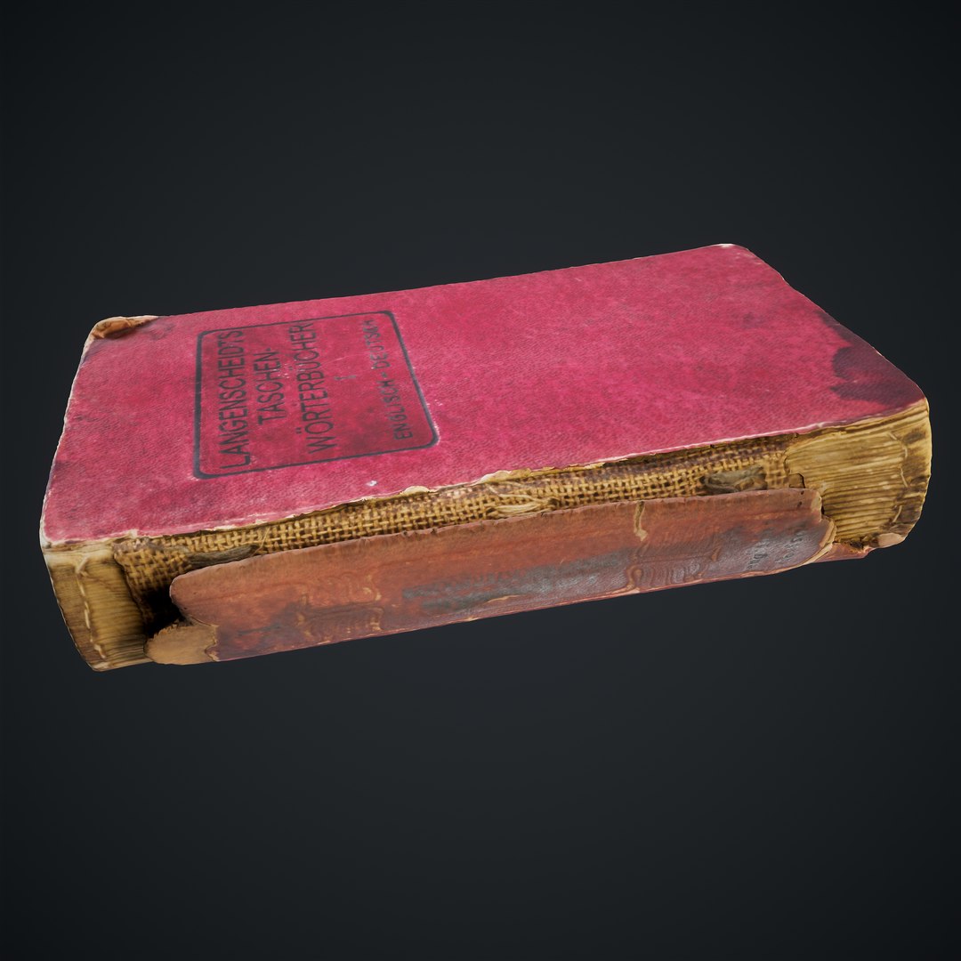 3D Scanned Old Books pack - TurboSquid 1906806