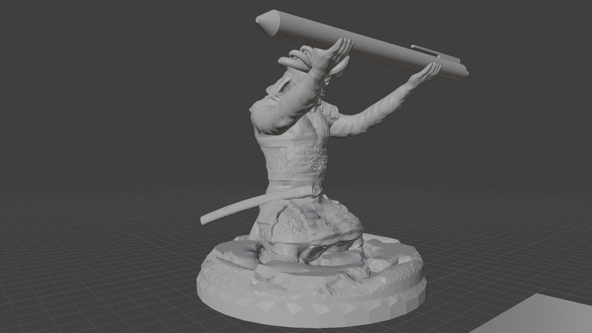 3D Samurai Pen Holder Model - TurboSquid 1835652
