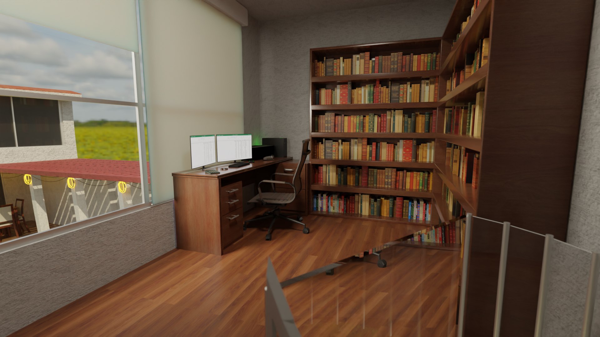 3D Bookcase Books Blocks Model - TurboSquid 1703839