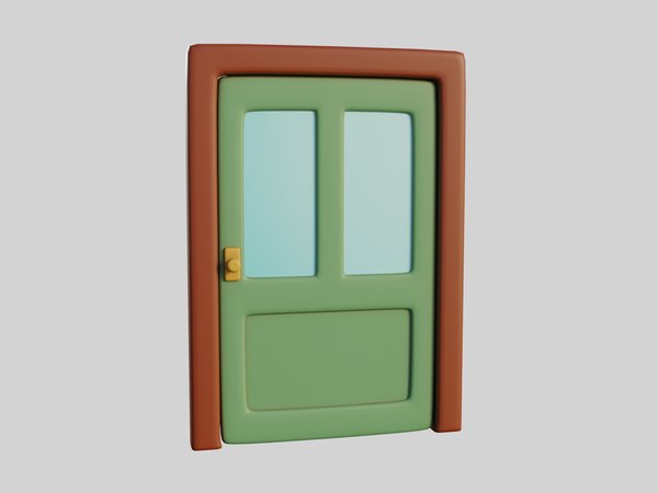 3D Cartoon Door 11Ga - TurboSquid 1915297