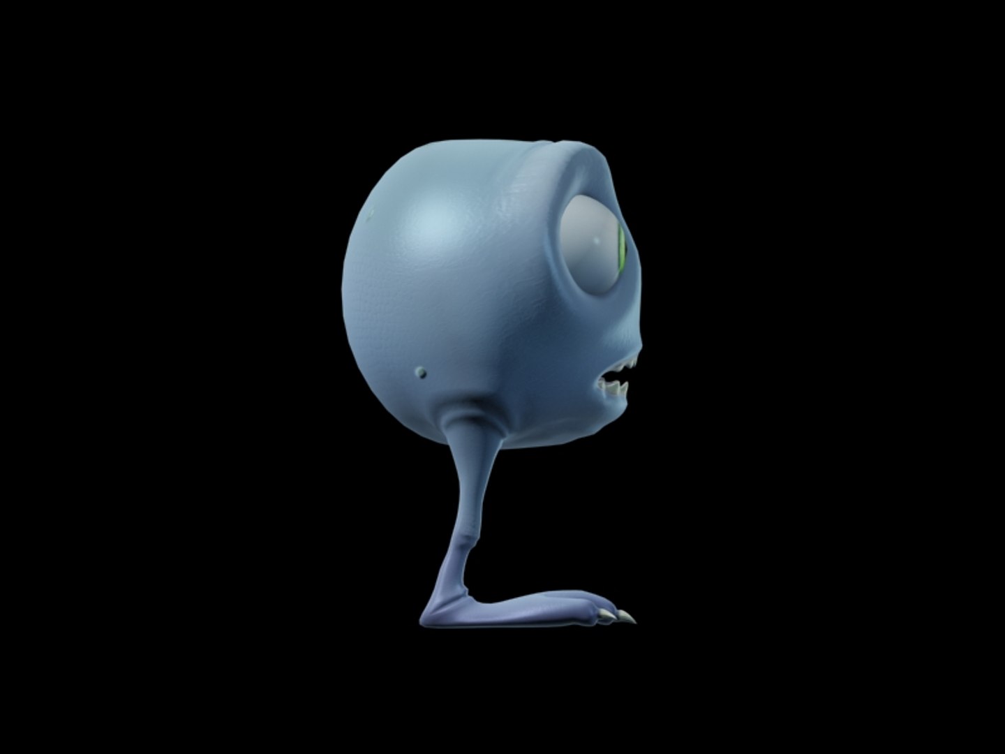 Ball Monster Character 3d Max