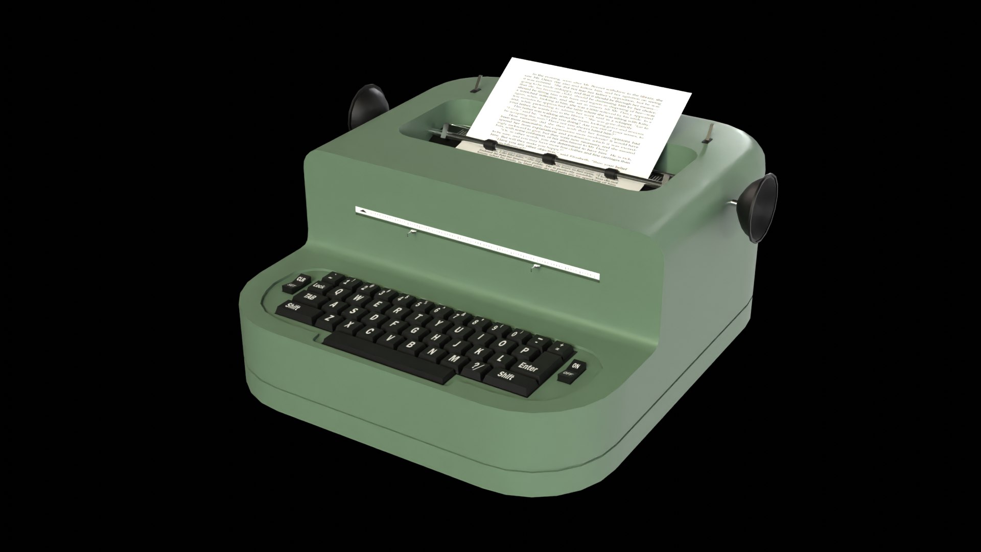 3D Typewriter - TurboSquid 2318904