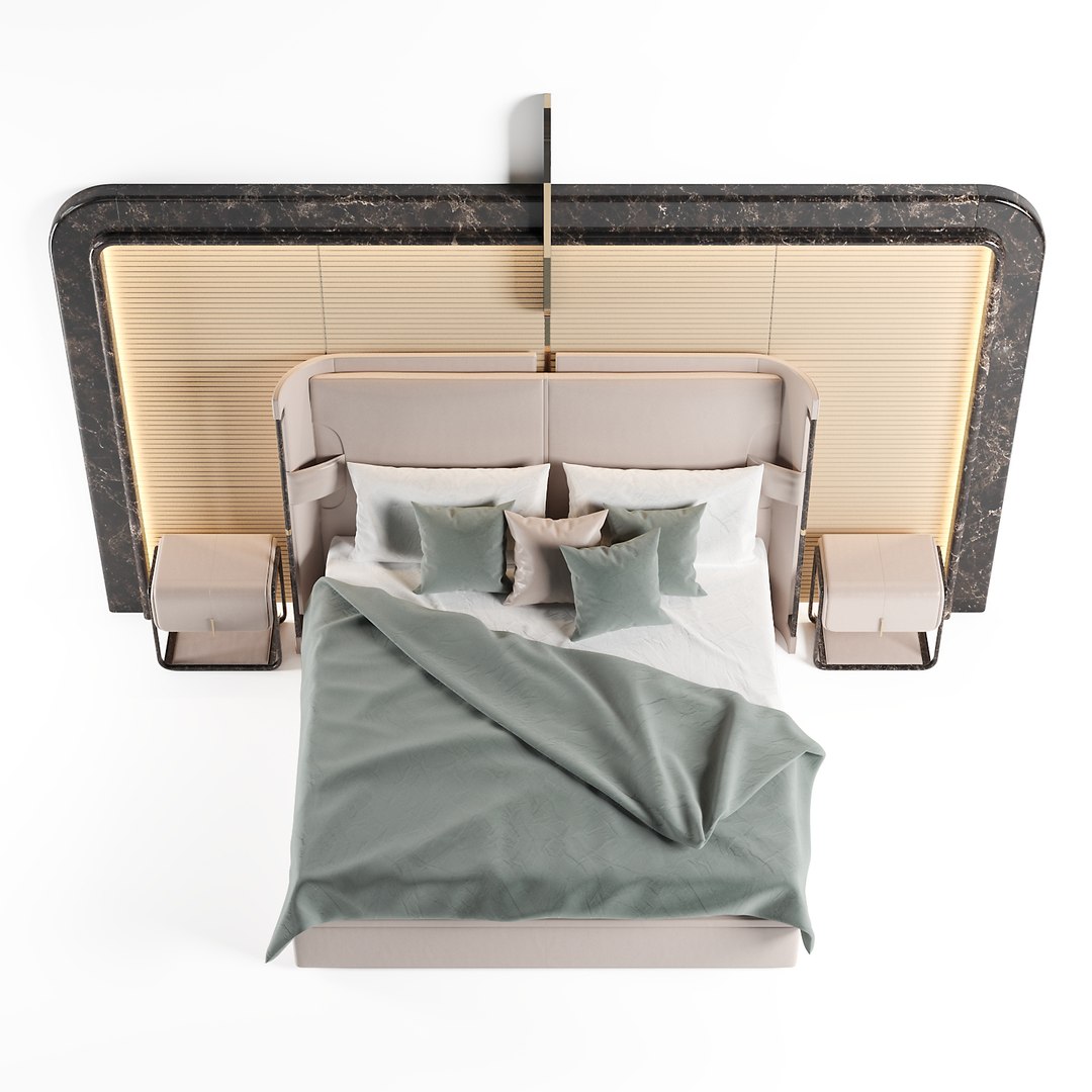 Turri eclipse bed 3D model - TurboSquid 1389944