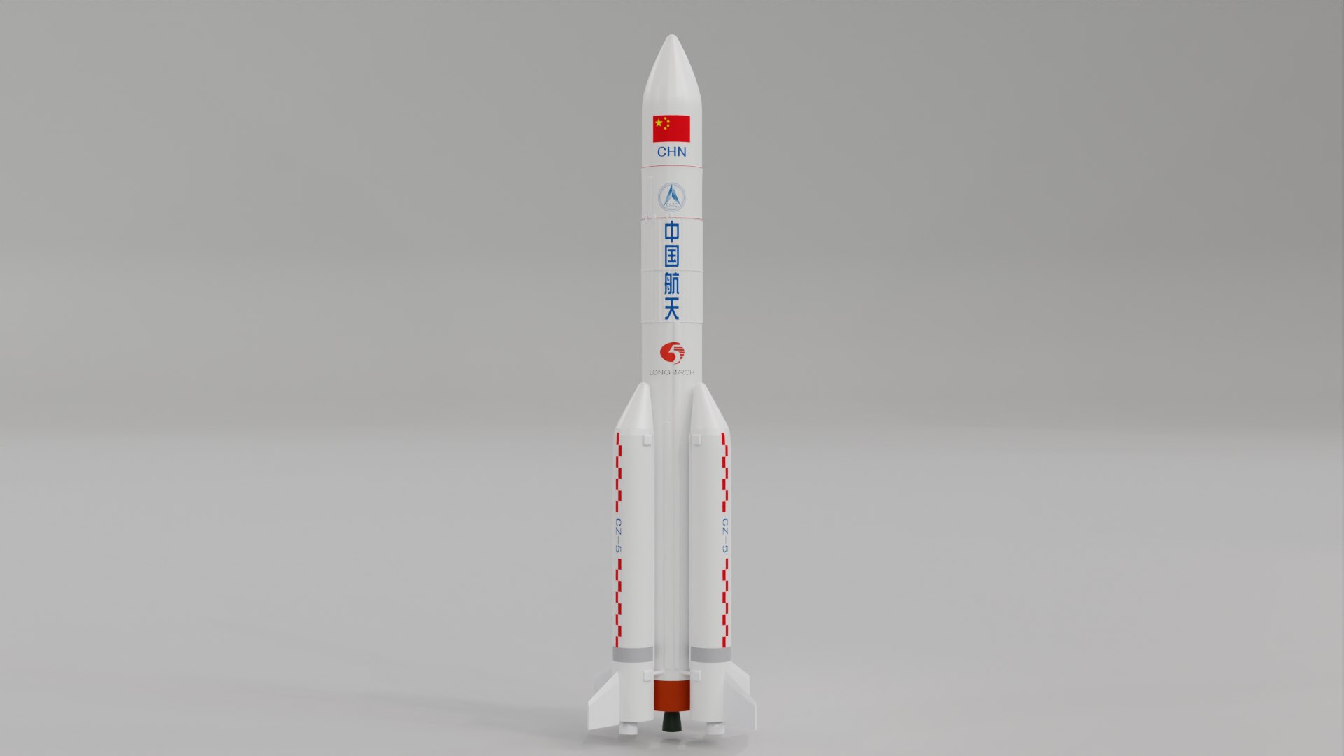 Long March 5 Changzheng 5 CZ-5 Launch Vehicle Rocket China 3D Model - TurboSquid 2125099