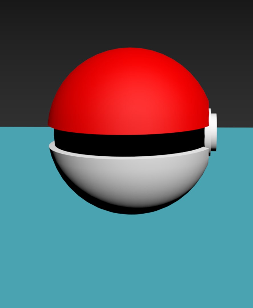 Pokeball 3D Model - TurboSquid 1282774