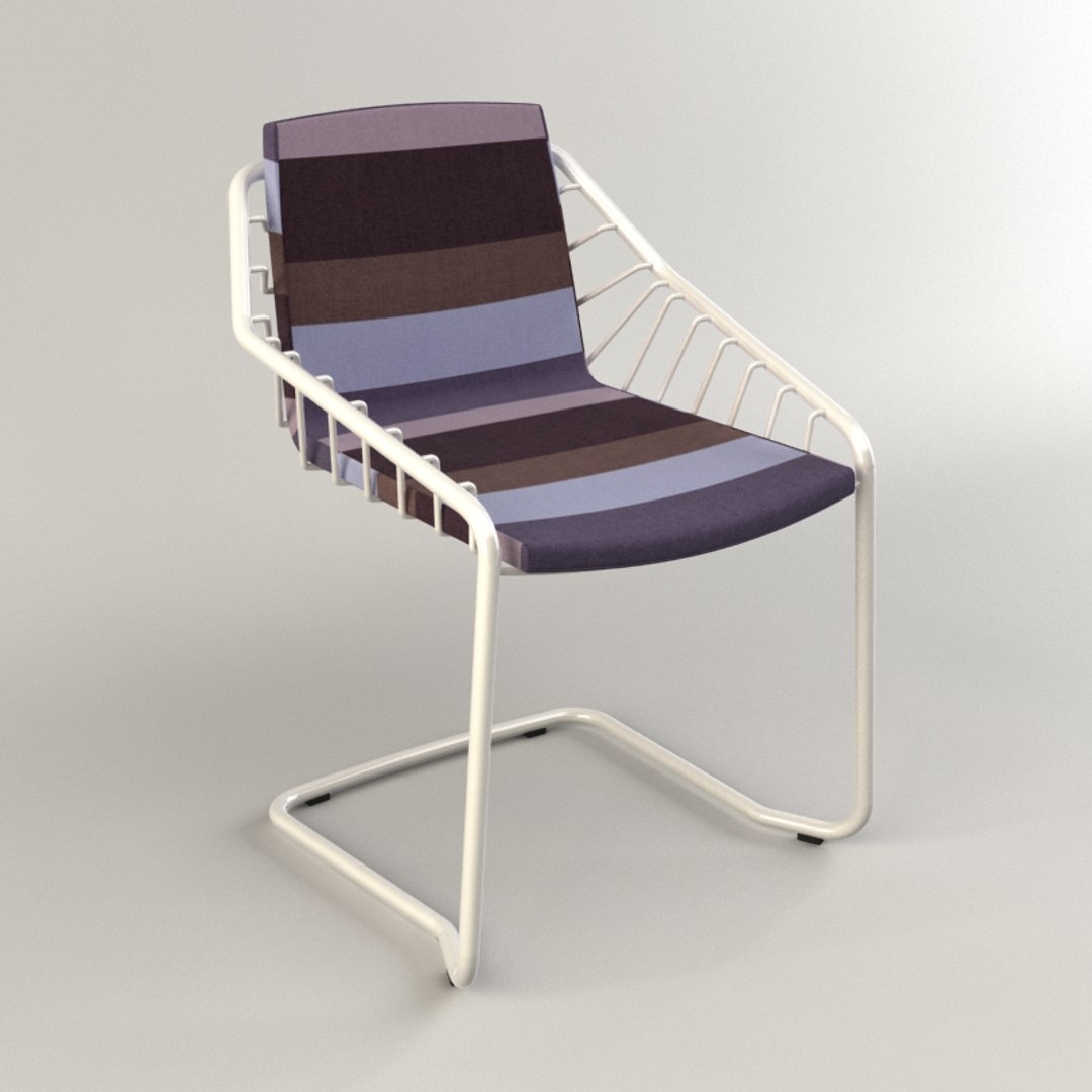 emu cantilever chair - 3d 3ds