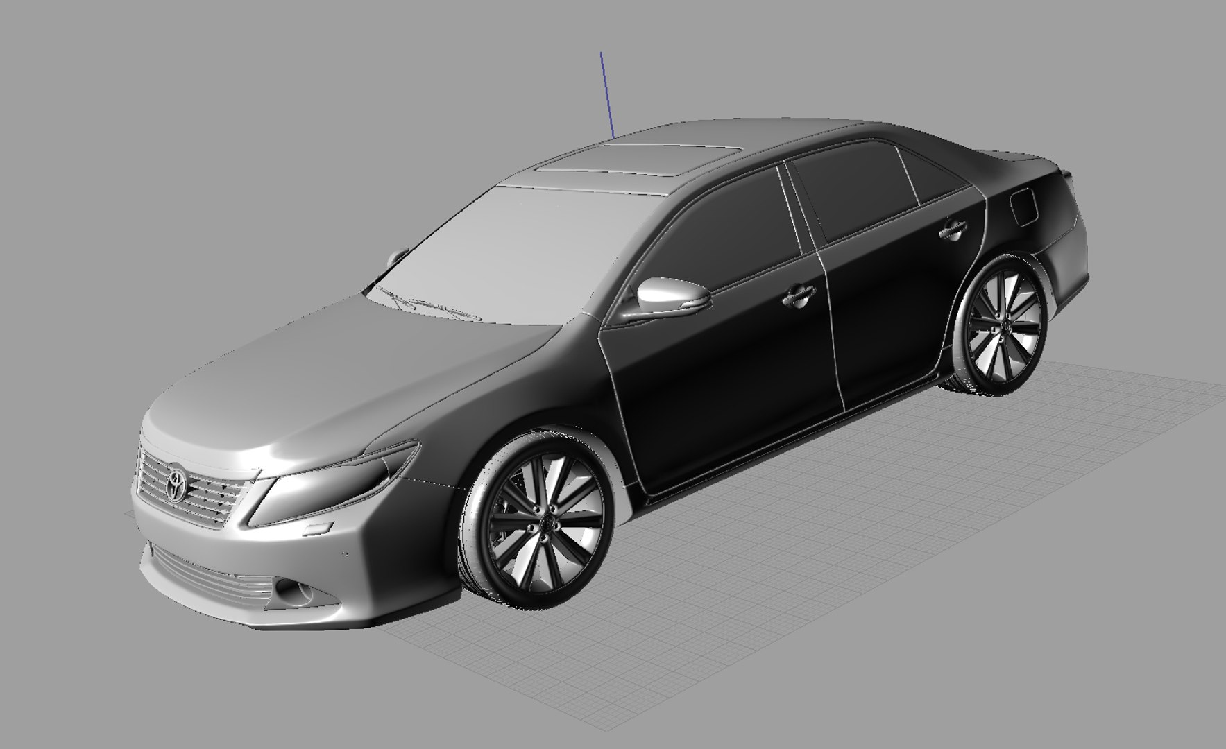 Toyota Camry Vii 3d Model