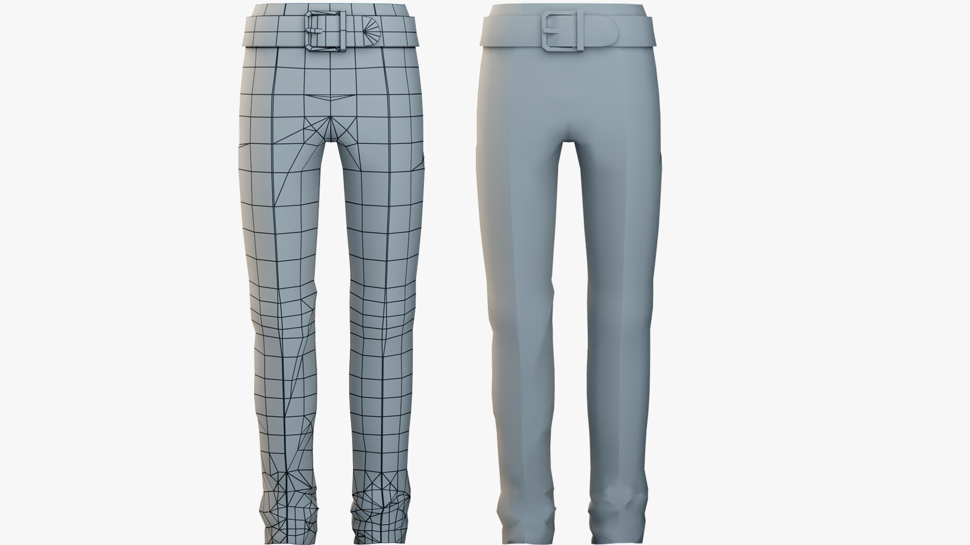 Low Poly Pant 3D Model - TurboSquid 2153308