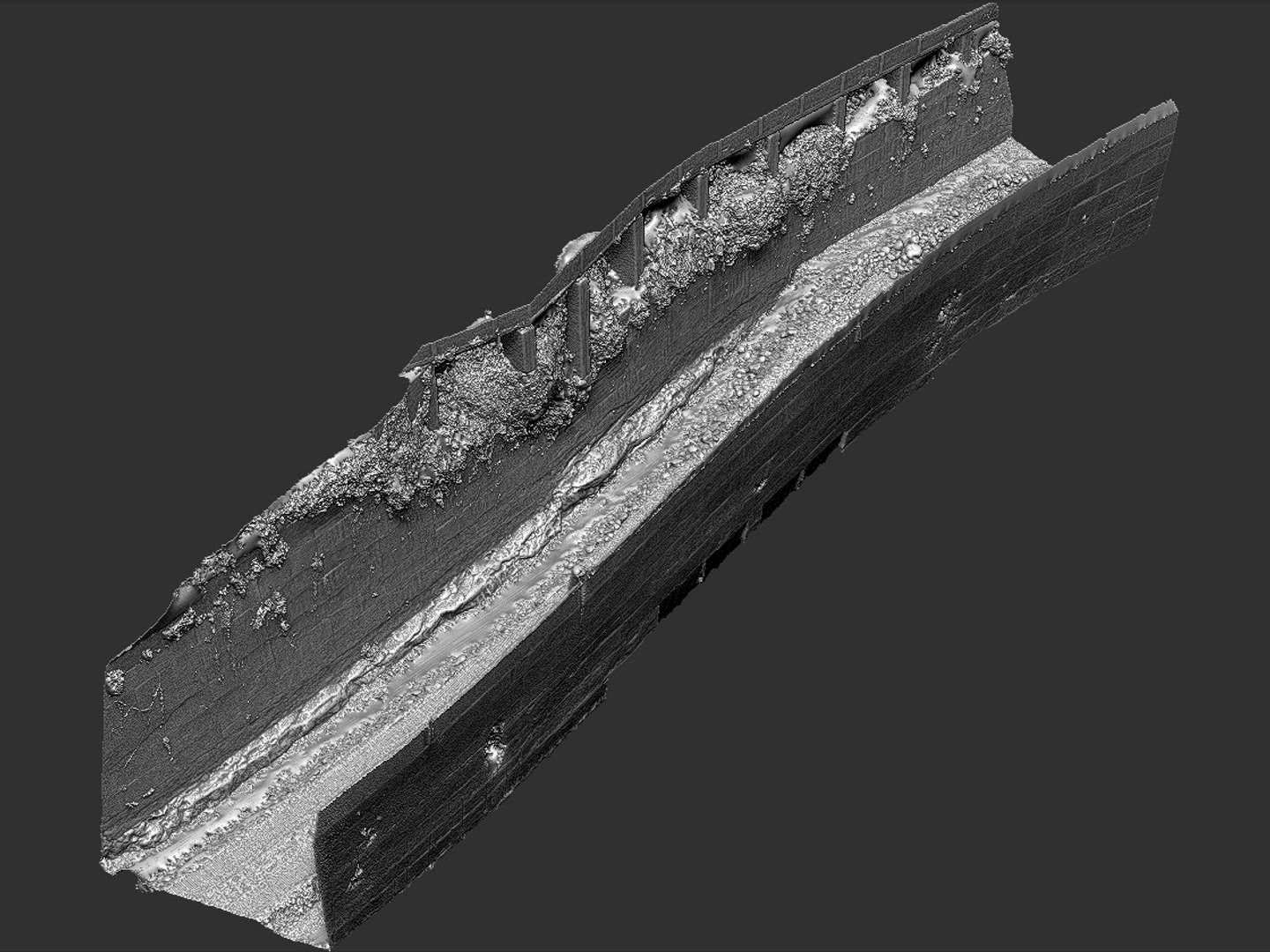 3D model urban water canal - TurboSquid 1153258