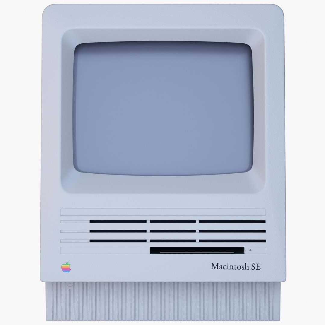 Apple Macintosh SE 3D Model - TurboSquid 2372000