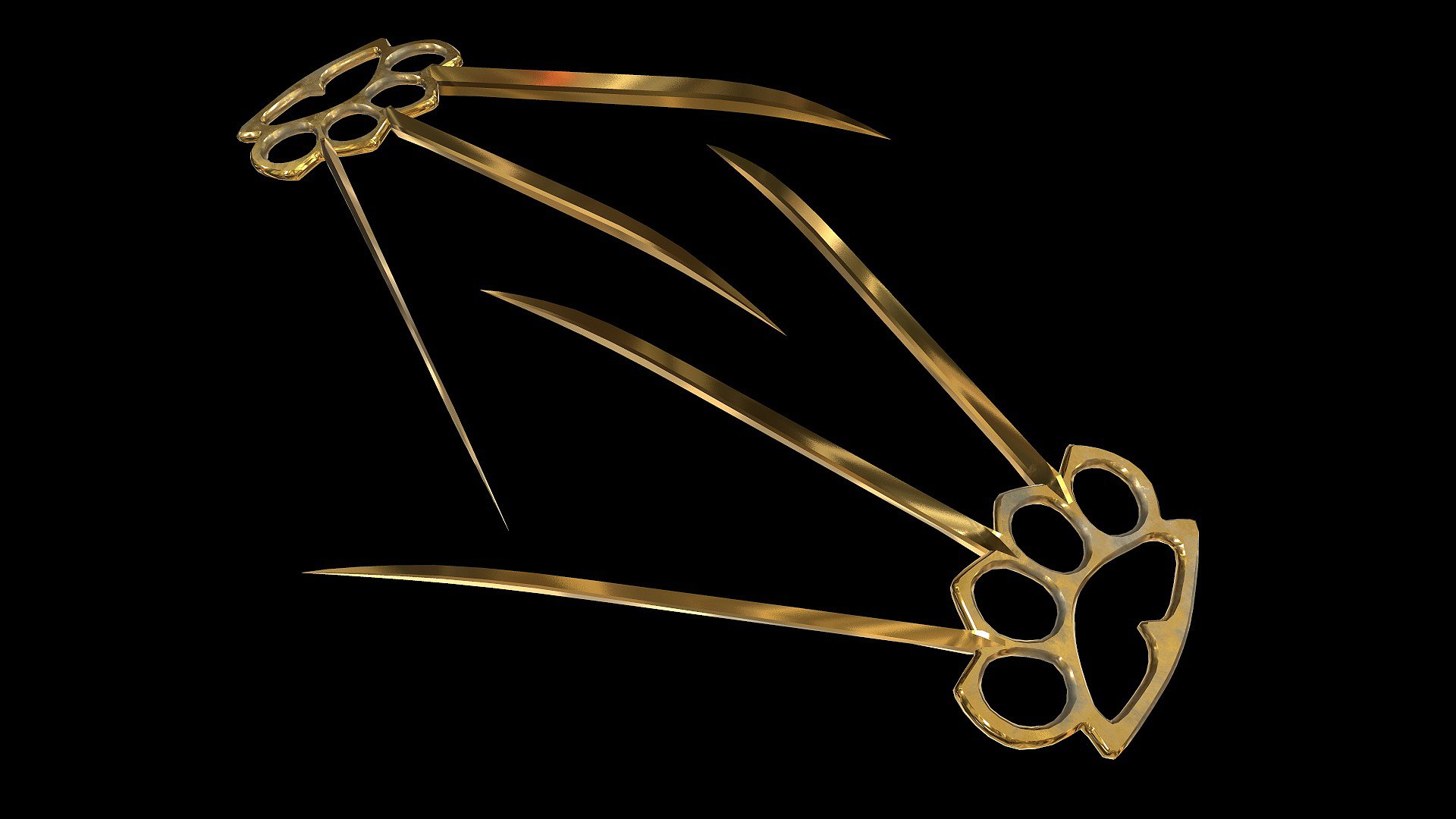 Brass Knuckles with Claws 3D - TurboSquid 2109450