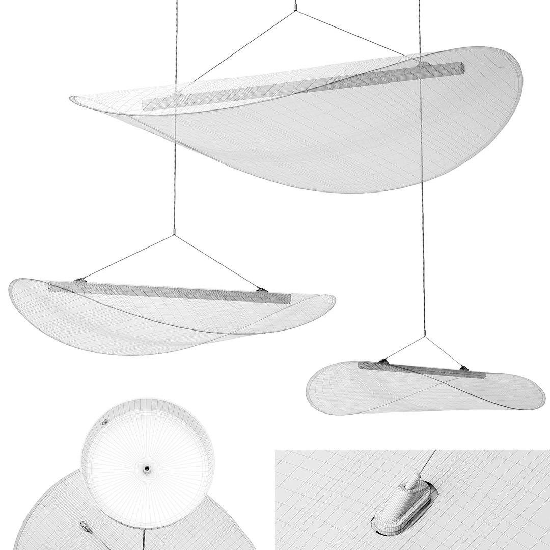Tense Pendant Lamp D 70 90 120 3D - TurboSquid 1999477