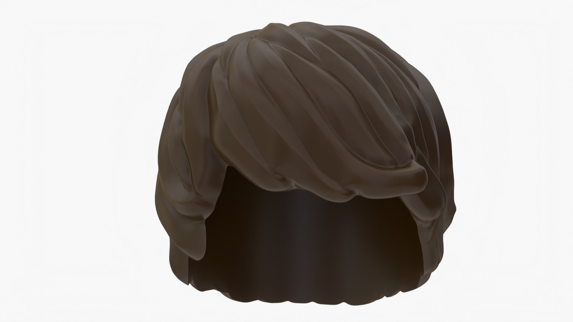 Detailed Lego Hair 3D Model - TurboSquid 2269338