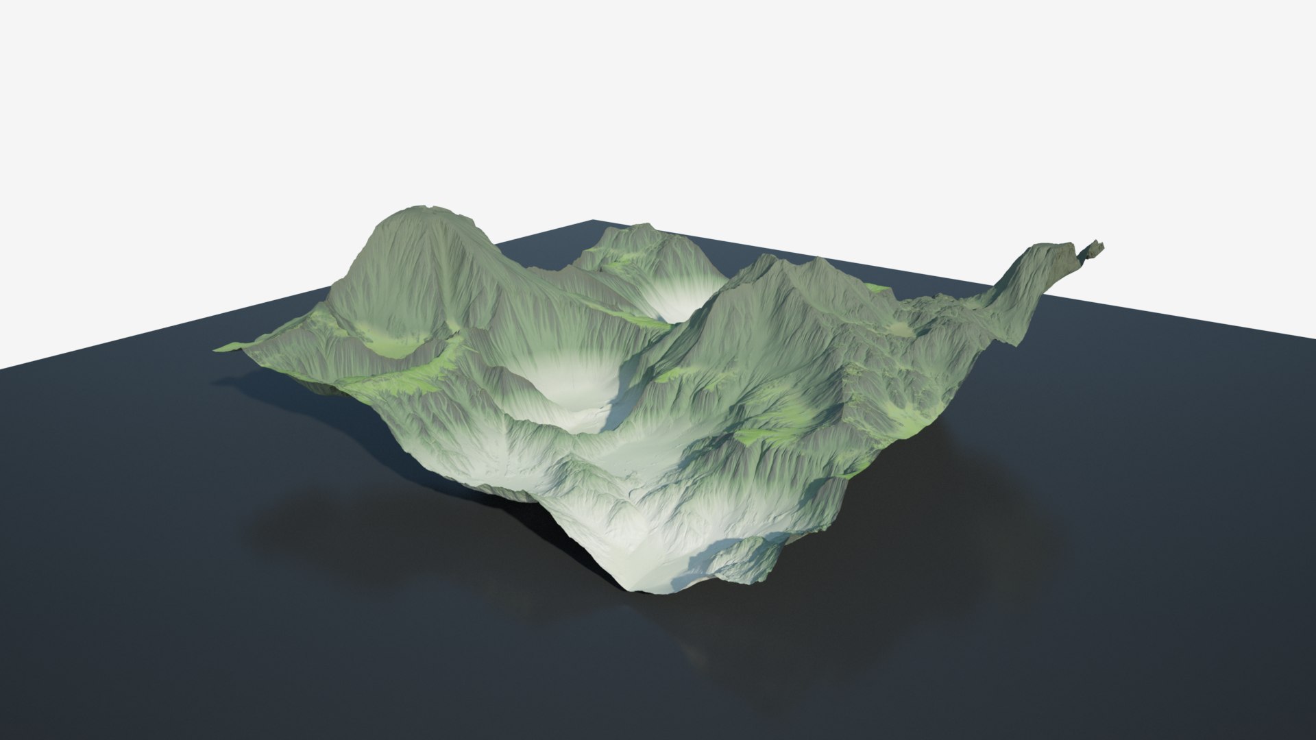 3D Highly Detailed Terrain Model - TurboSquid 2163971