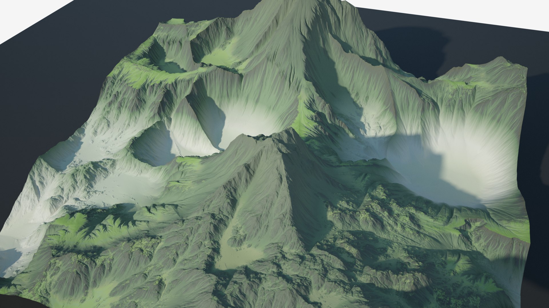 3D Highly Detailed Terrain Model - TurboSquid 2163971