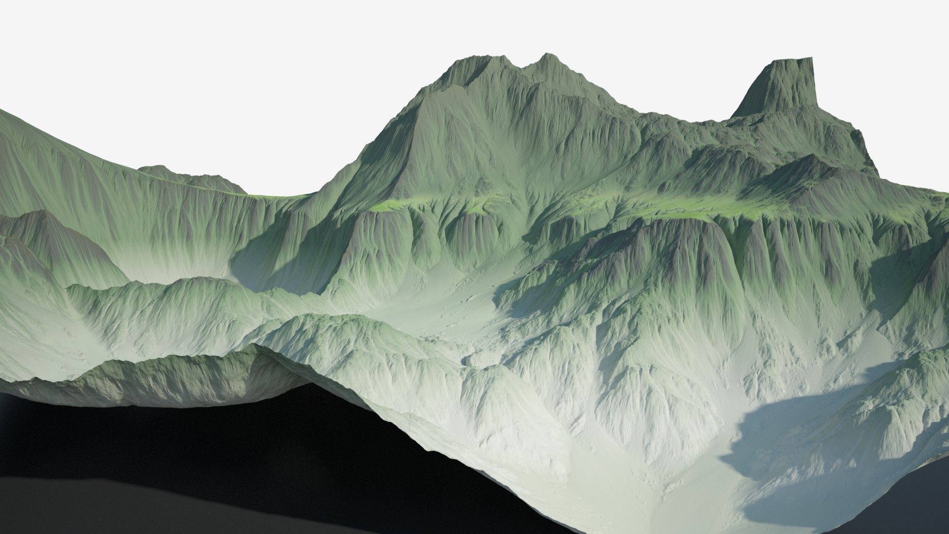 3D Highly Detailed Terrain Model - TurboSquid 2163971