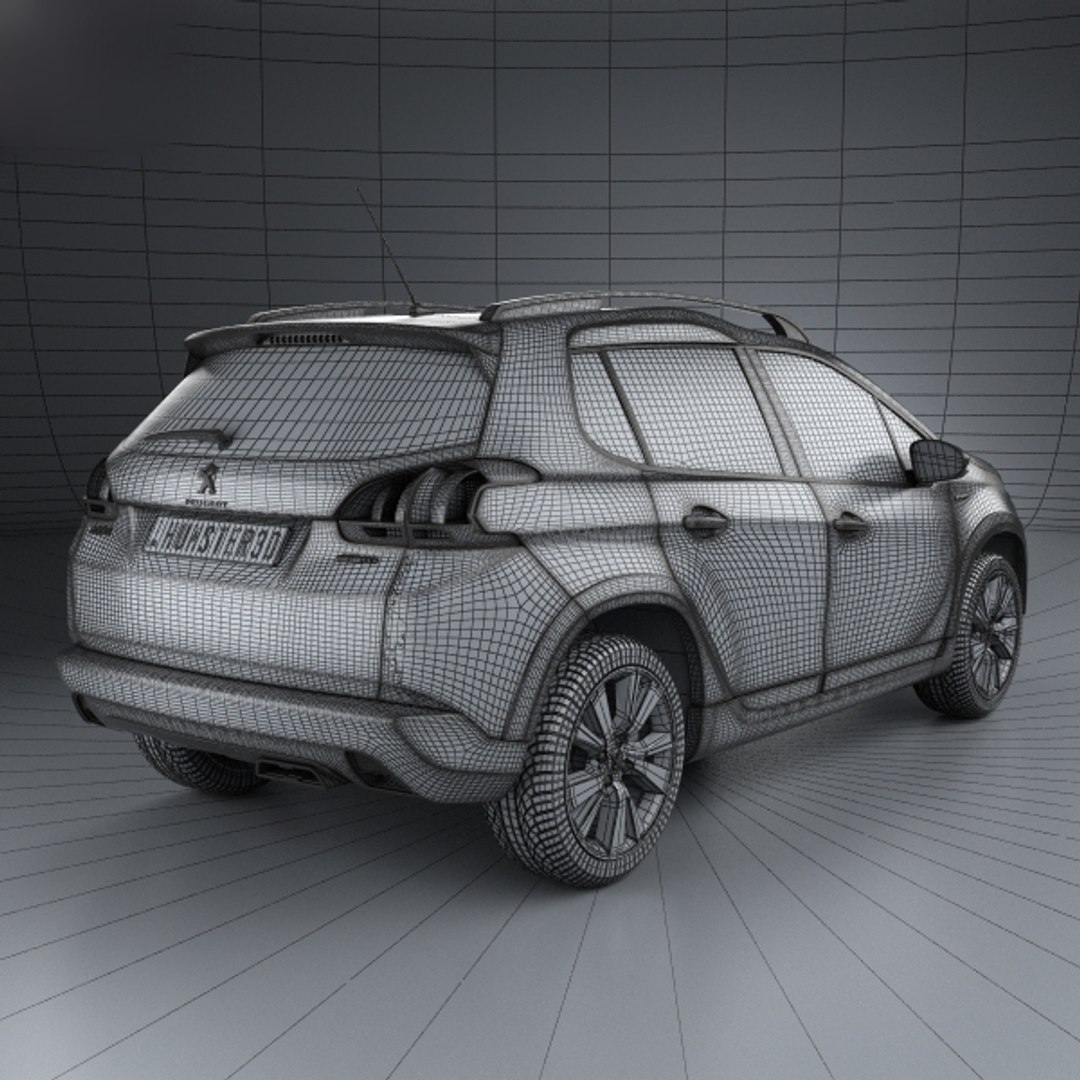 3D Peugeot 2008 2017 Model - TurboSquid 1300524
