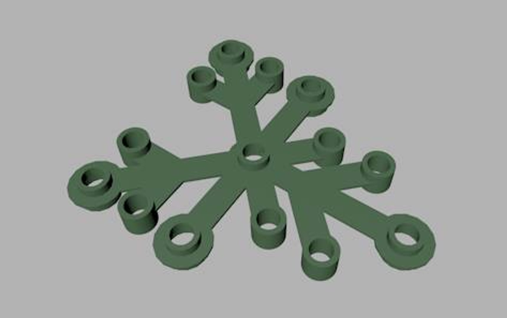 3ds lego leaf
