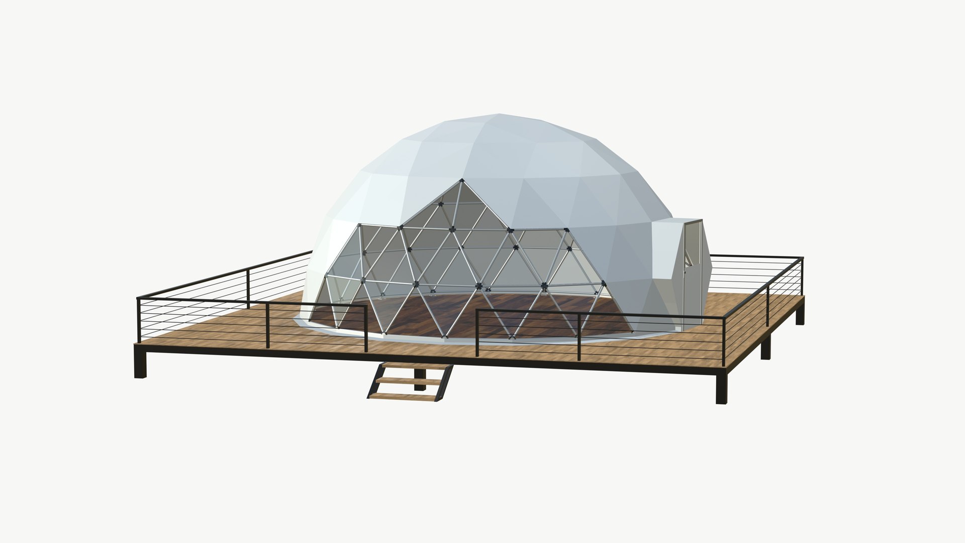 Geodesic Dome New Design 3D - TurboSquid 2043802