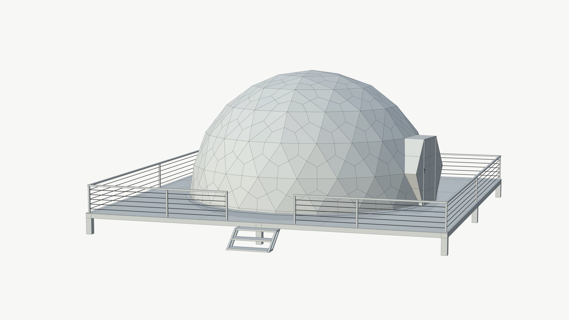 Geodesic Dome New Design 3D - TurboSquid 2043802