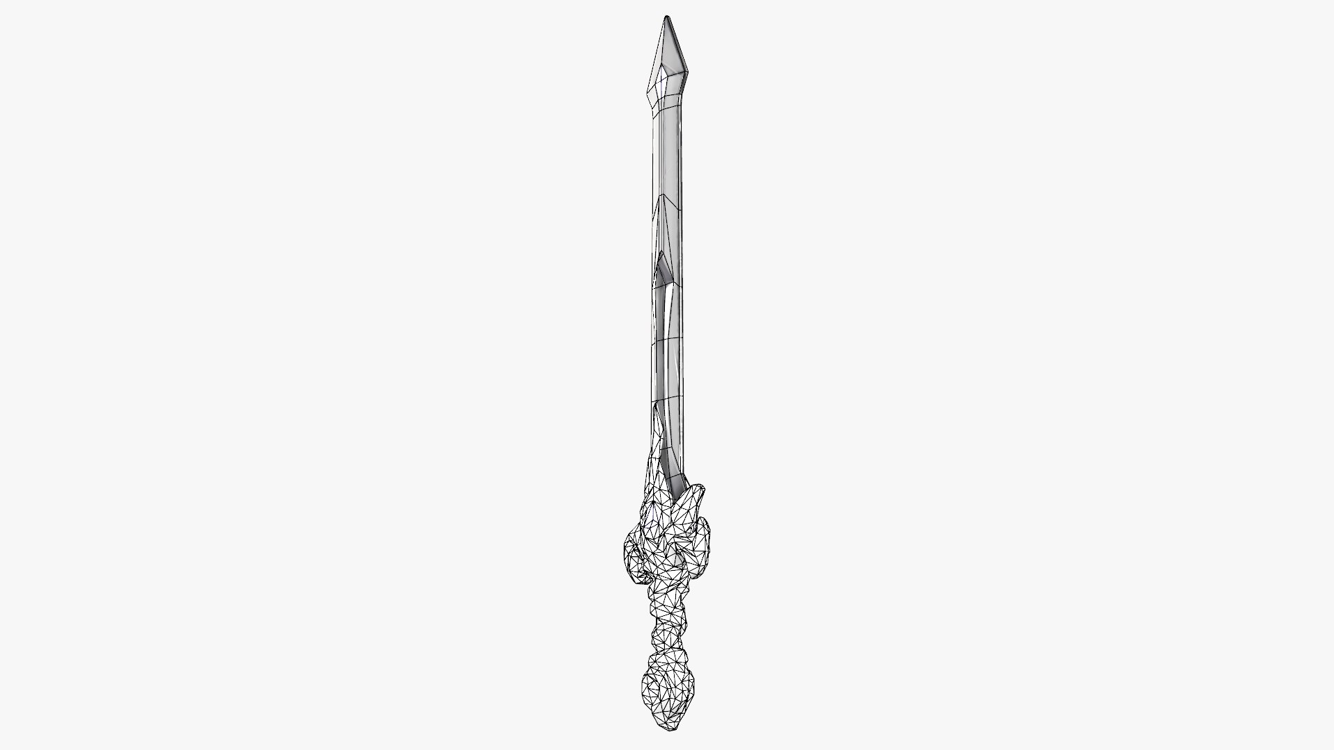 Stylized Fantasy RPG Weapon Sword Claymore Broadsword Buster Long Sword ...