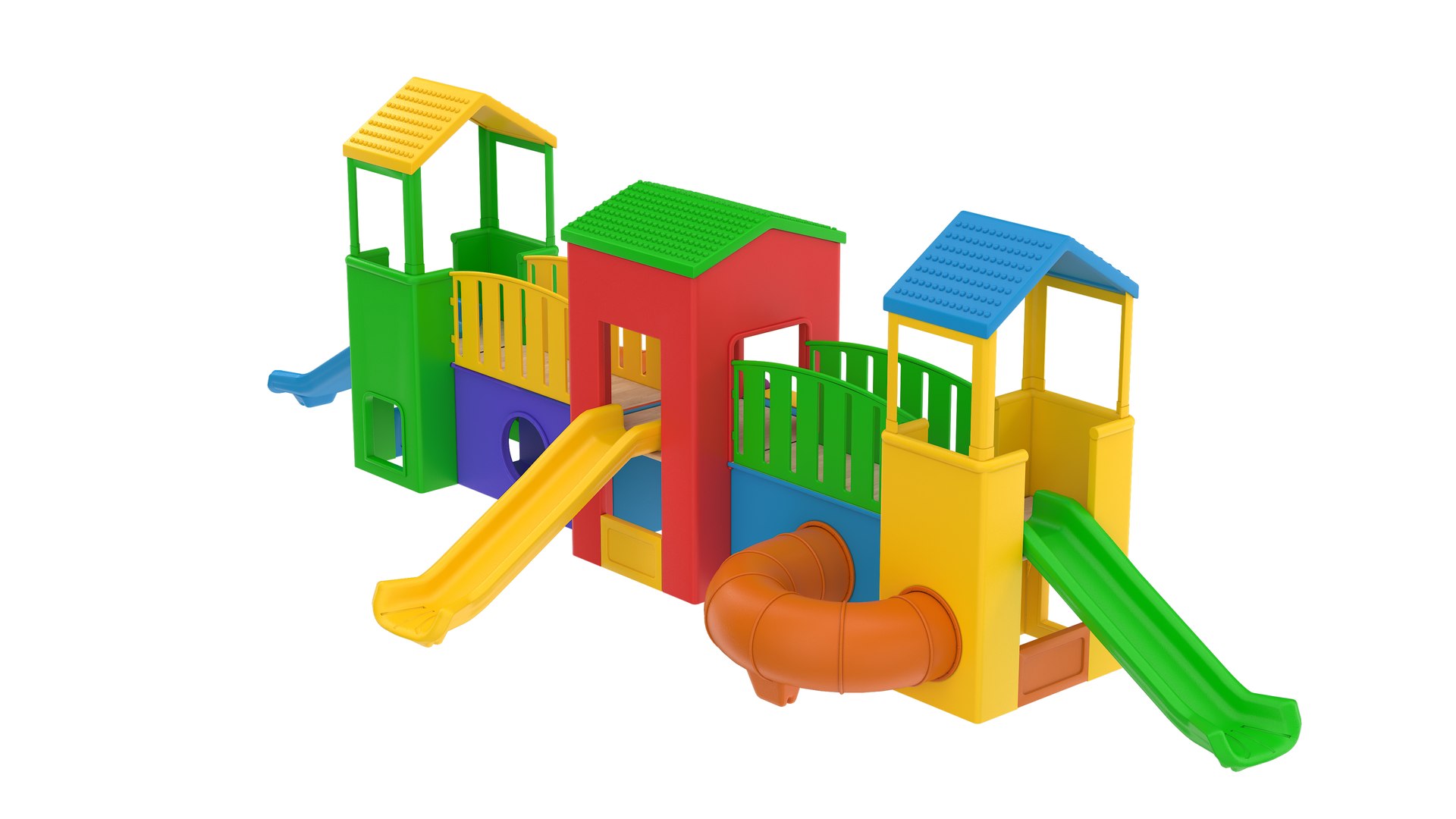 3D Playground Slide Model - TurboSquid 2295130
