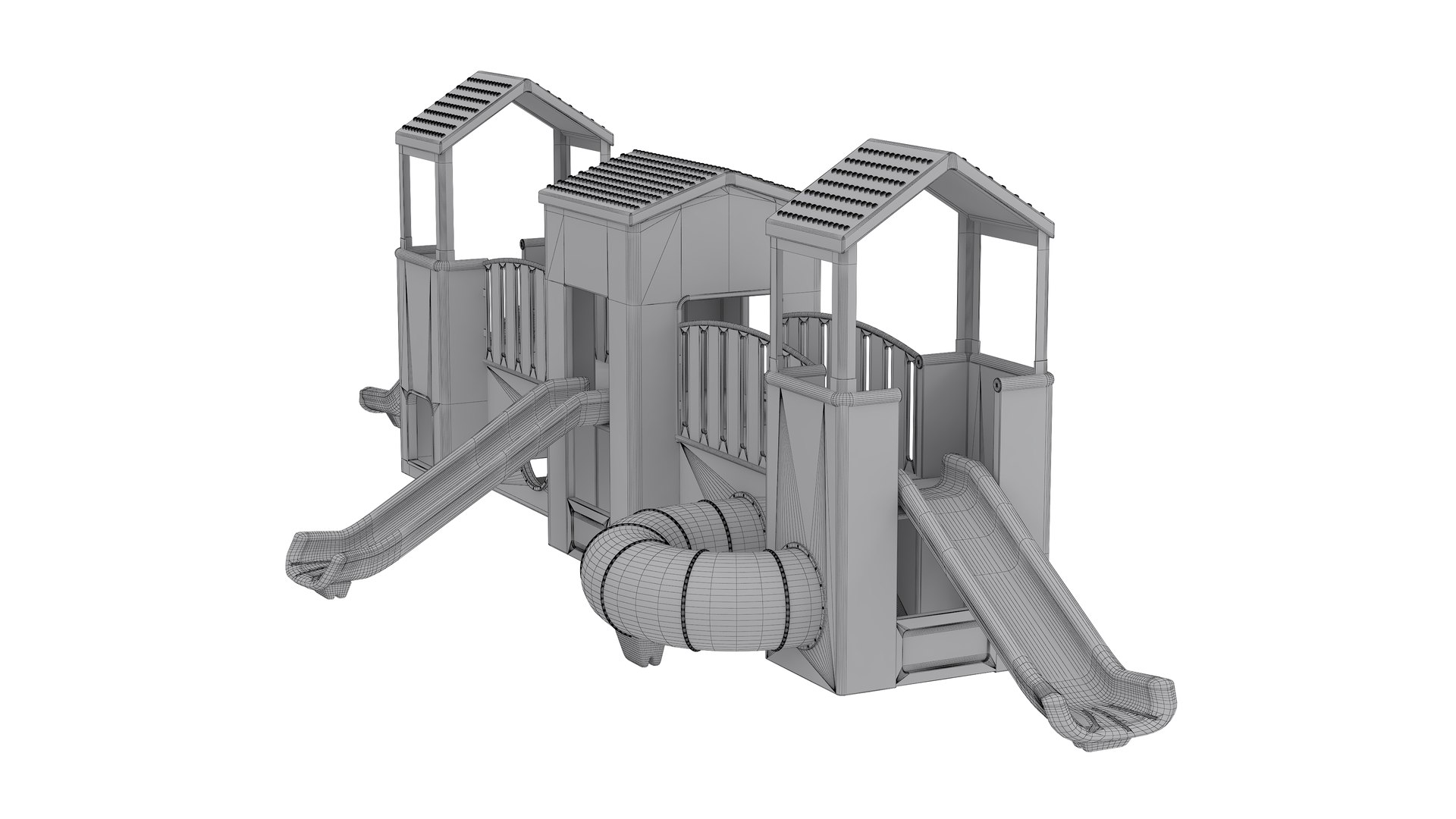 3D Playground Slide Model - TurboSquid 2295130