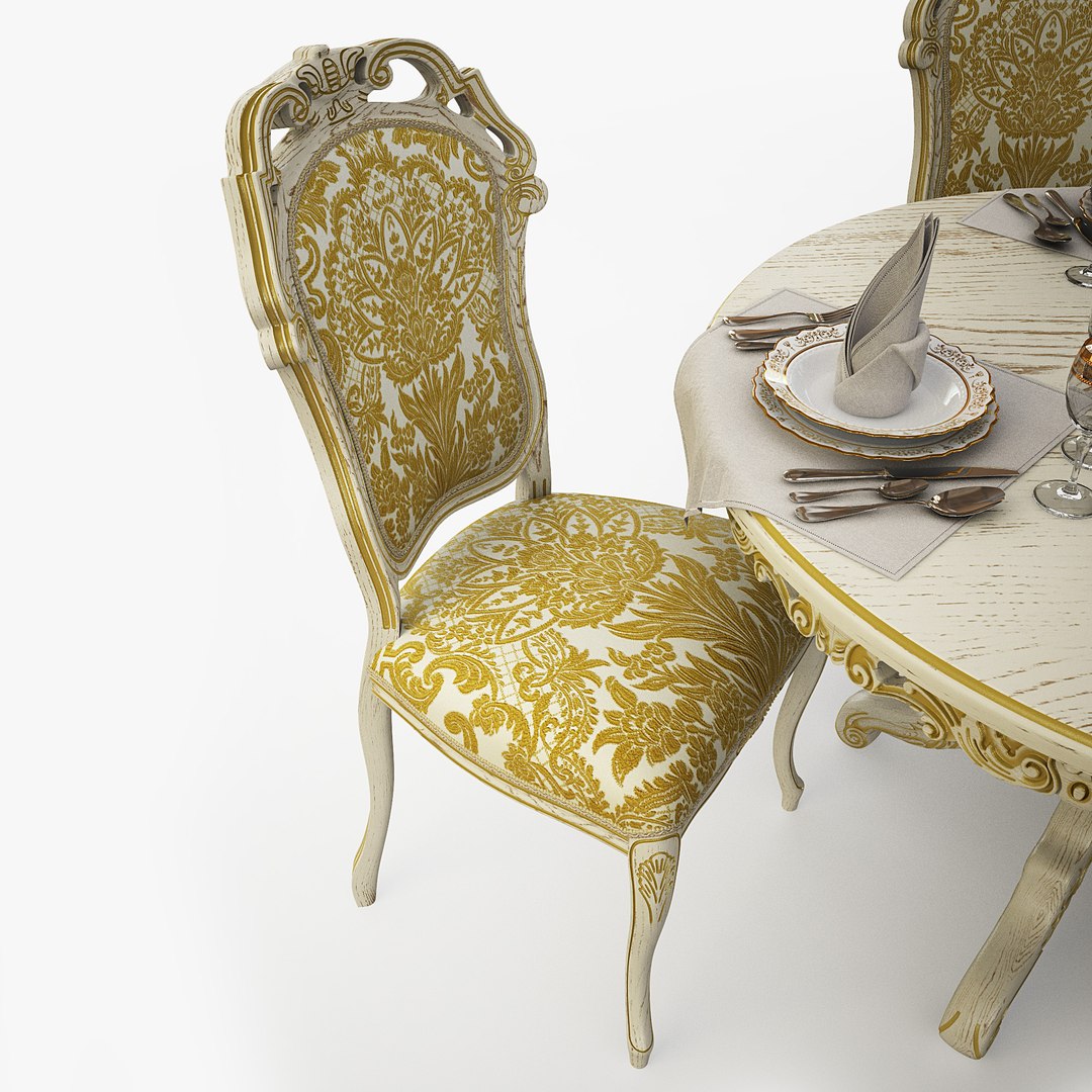 3D table chair model - TurboSquid 1214811