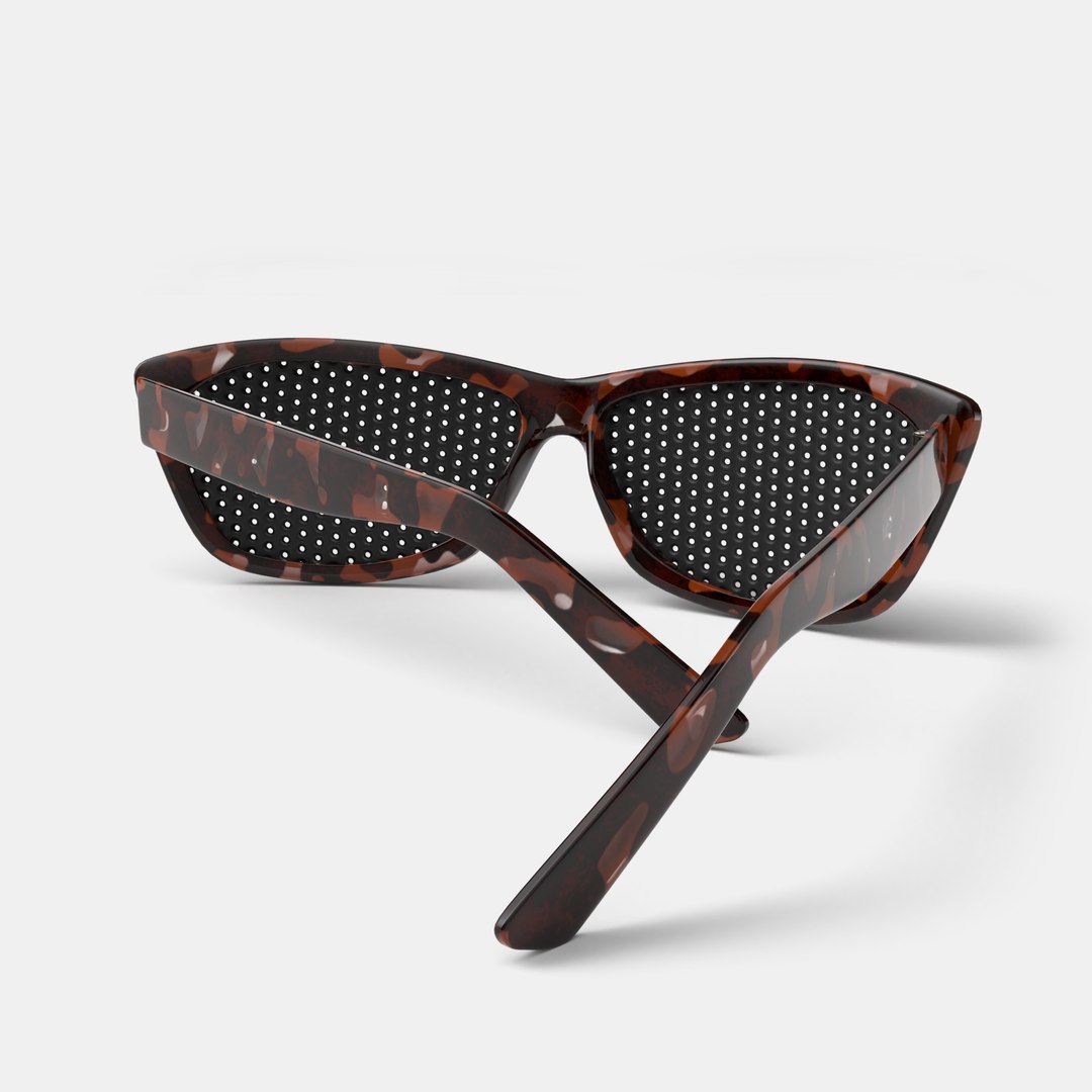 3D Pinholes Glasses Model - TurboSquid 1443258